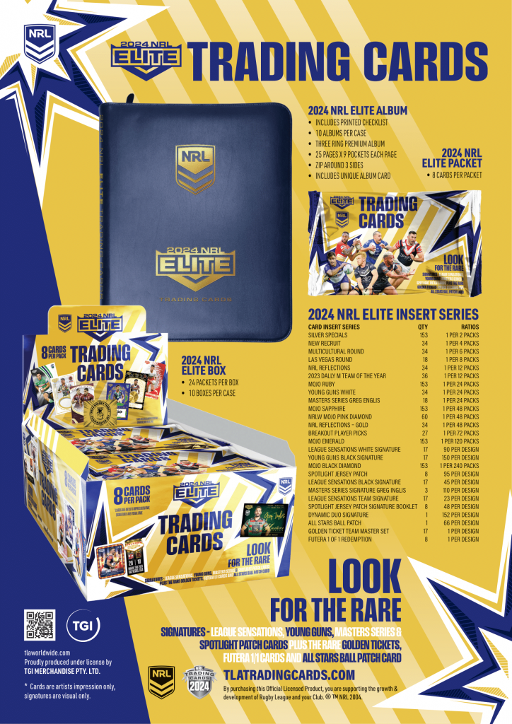 2024 TLA NRL Elite Full Set Details | The House of Cards