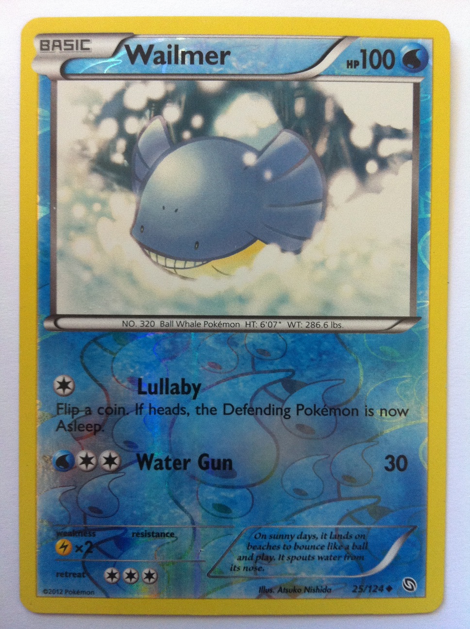 Wailmer Pokemon Card