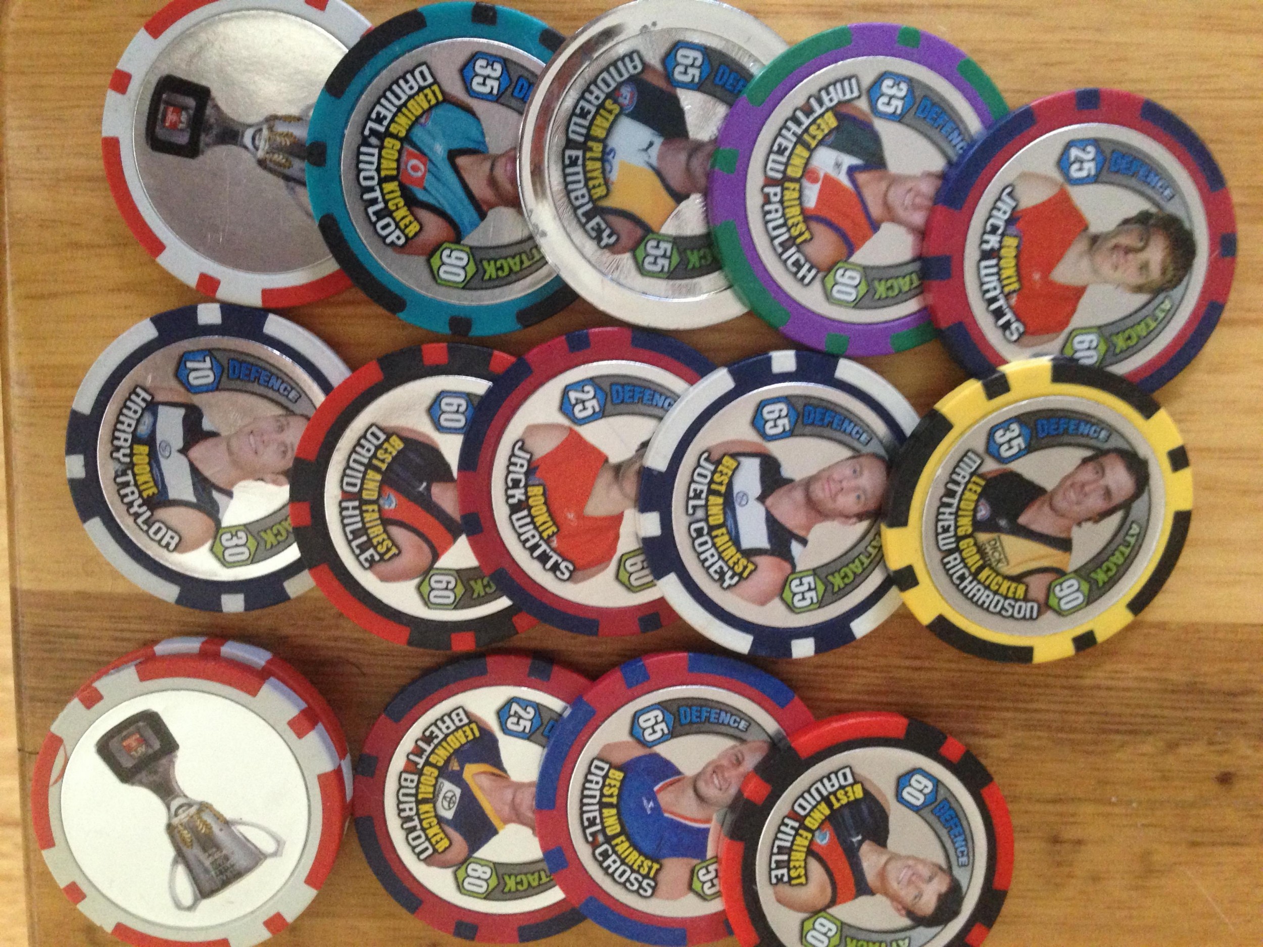 footy chipz 2008-2009 **RARE** (few doubles) | Gimko