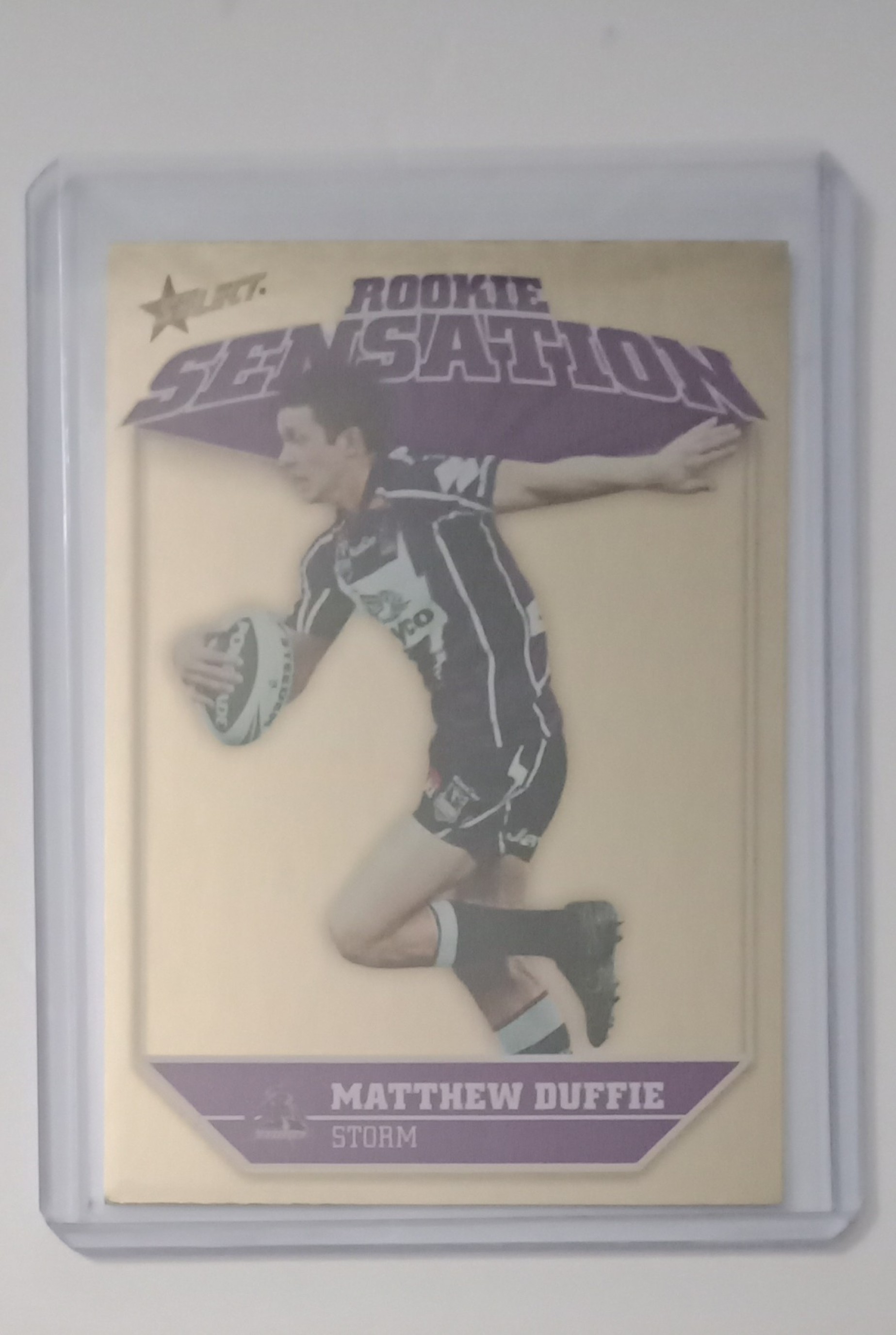 2011 NRL SELECT CHAMPIONS ROOKIE SENSATION CARD #RS8 MATTHEW DUFFIE ...