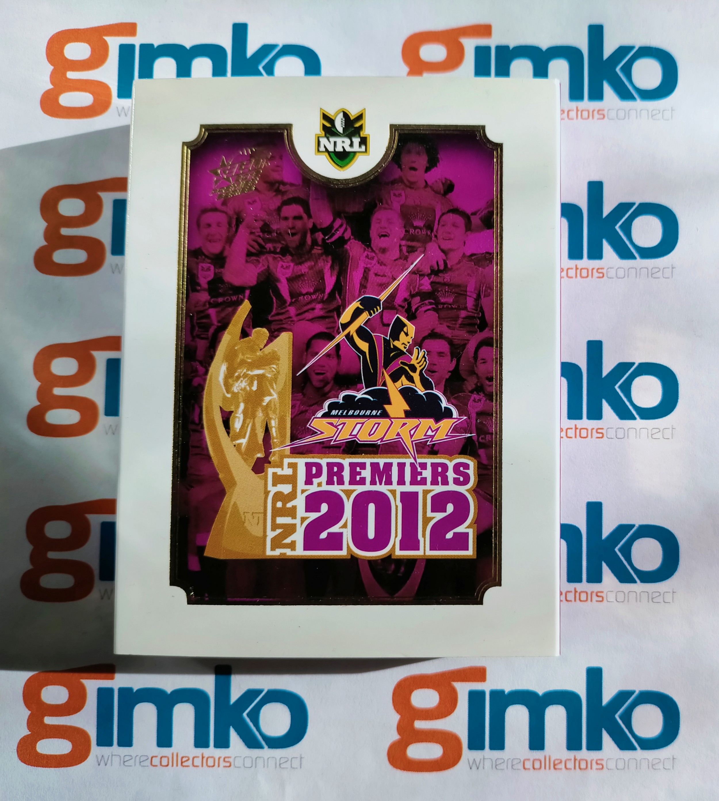 NRL SELECT 2012 PREMIERS LIMITED EDITION CARD SET - MELBOURNE STORM ...