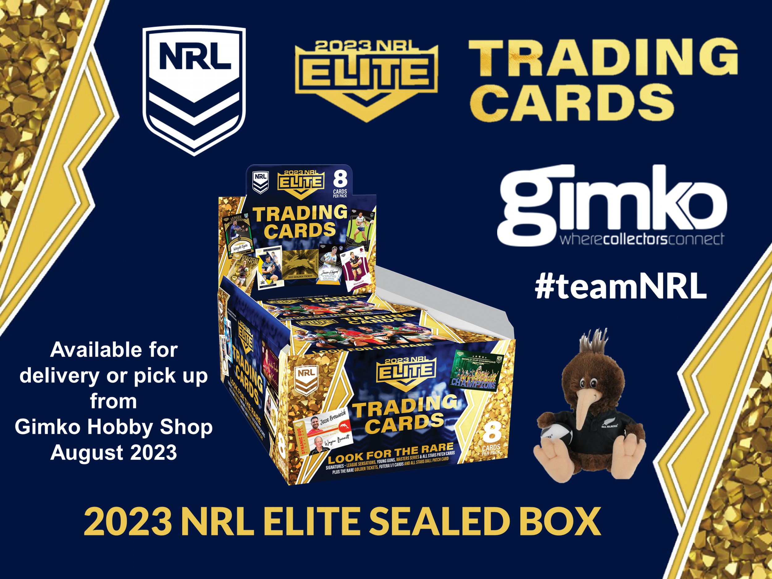 PRESALE - 2023 TLA NRL ELITE SEALED BOX - 24 PACKS IN TOTAL | Gimko